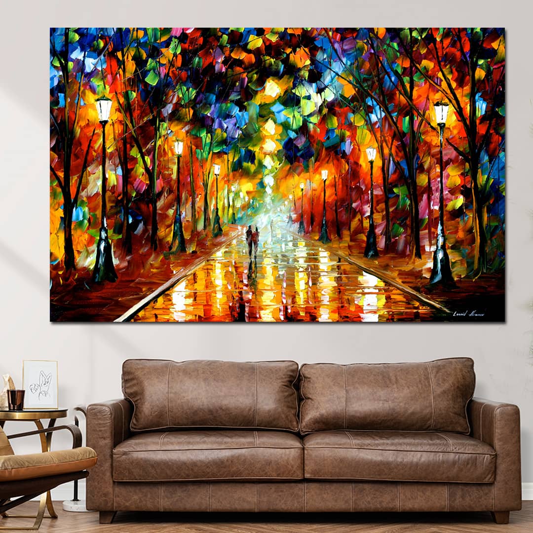 Leonid Afremov - RAIN’S RUSTLE - Elite Print